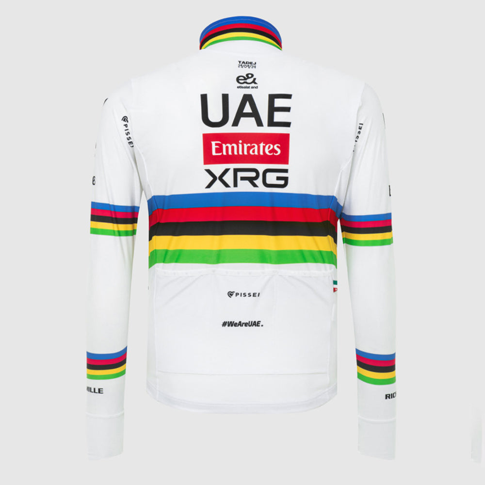 TADEJ POGACAR World Champion UAE Team Winter Long Sleeve Jersey Replic ...